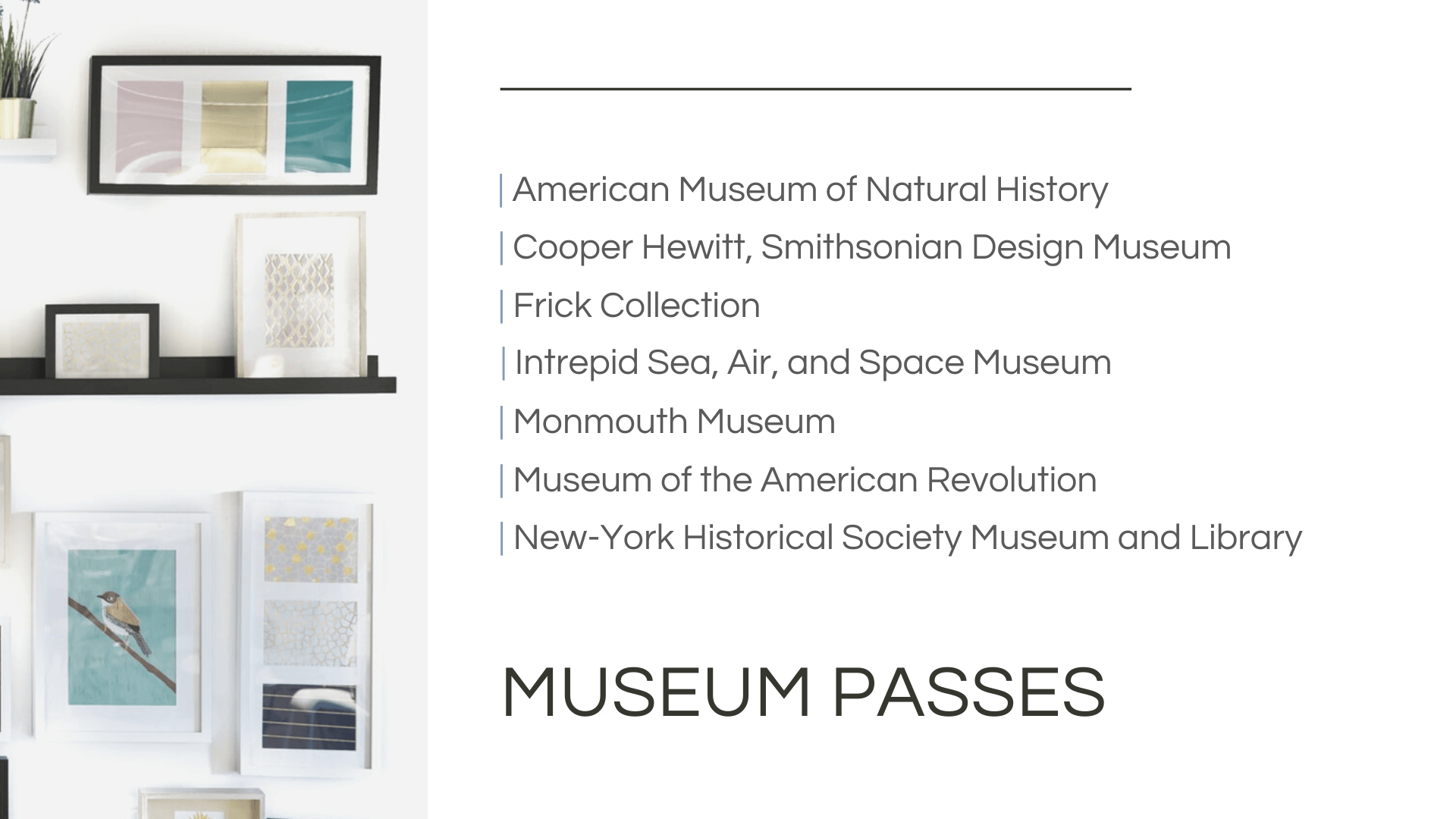 Museum Passes – Little Silver Library