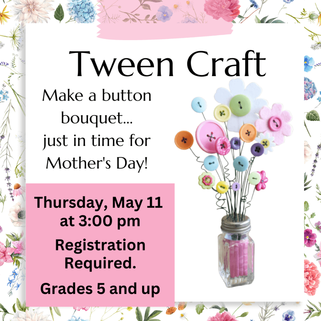 Tween Programs and Information – Little Silver Library